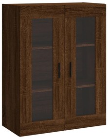 Skříň highboard hnědý dub 69,5 x 34 x 180 cm kompozitní dřevo - Default Title