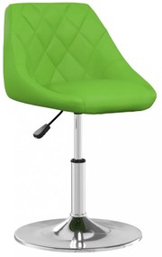 Kancelářská židle umělá kůže / chrom Dekorhome Zelená