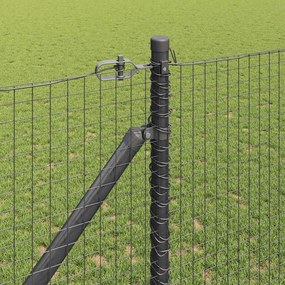 Svařované drátěné ploty s hroty 10 x 1,4 m Ocel potažená PVC 3352174