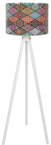 Asir Stojací lampa AYD 1xE27/60W/230V pestrobarevná/bílá 390FLH1128