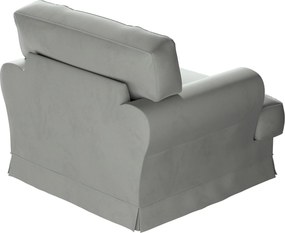 Potah na křeslo IKEA Ekeskog barva šedá látka lesklé, sametová