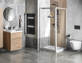 Aqualine, AMICO sprchové dveře výklopné 1040-1220x1850mm, čiré sklo, G100