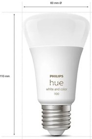 LED Stmívatelná žárovka Philips Hue WACA A60 E27/9W/230V 2000-6500K