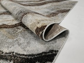 BE Koberec Wenus 7772 GREY - šedý obdélníkový Rozměr: 80x150 cm