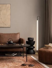 LED černá stojací lampa Wetro 32W