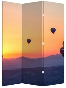 Paraván - Horkovzdušné balóny (126x170 cm)