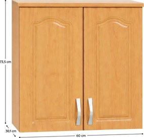 Horní skříňka, olše, LORA MDF NEW KLASIK W60 / 735