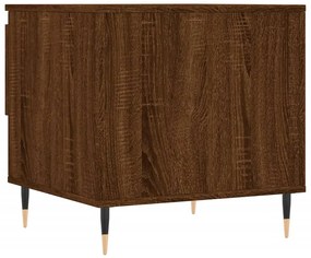 Konferenční stolky 2 ks hnědý dub 50x46x50 cm kompozitní dřevo - Default Title