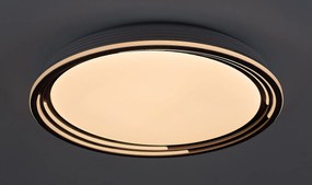 Rabalux Hnědé stropní LED svítidlo Valter 515mm 36W stmívatelné 3750
