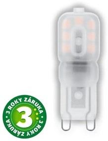 Prémiová LED žárovka G9 2,5W 180lm, denní, ekv. 19W, 3 roky