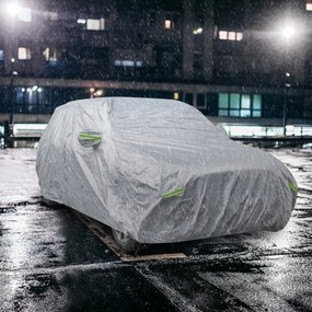 Costway Potah do auta odolný proti povětrnostním vlivům Potah do auta – stříbro
