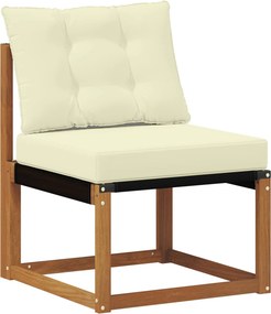 Venkovní pohovková souprava 4 ks Přirozená a Krémová 3381874