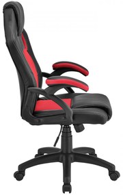 Goleto Kancelářská židle Racing design | červeno-černá
