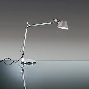 Artemide Tolomeo Mini Tavolo LED, hliníková stolní lampa se stmívačem, 8W LED 3000K, 68+54cm