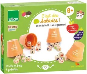 Vilac Hra s kostkami Zeleninová zahrada / od 6 let