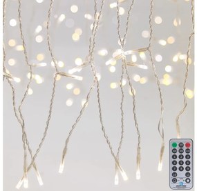 LED Stm. venk. vánoční závěs CURTAIN 360xLED/8,4W/230V 2x2 m IP44 teplá bílá +DO