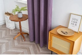 Zatemňovací závěs DUNES VELVET 140x250 cm, fialový Zavěšení: Kovové kroužky