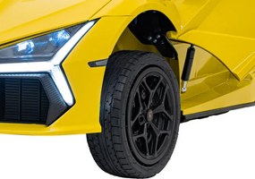 Elektrické autíčko Lamborghini Revuelto XL STRONG žluté