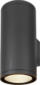 LA 1003441 ENOLA ROUND UP/DOWN L Outdoor, nástěnné LED svítidlo, antracitové, CCT 3000/4000K - BIG WHITE (SLV)