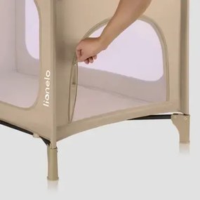 LIONELO Postýlka cestovní Jasmin Beige Sand / od 0 do 36 měsíců