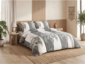 Polybavlněné povlečení TIRSO POLY šedo-bílé Rozměr povlečení: 70 x 90 cm | 140 x 220 cm