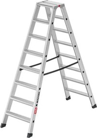 Hliníkové štafle Hailo Master D100 2x8 stupňů, 10000-115