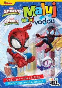 JIRI MODELS Maluj vodou Spidey a jeho úžasní přátelé A5 omalovánky 8