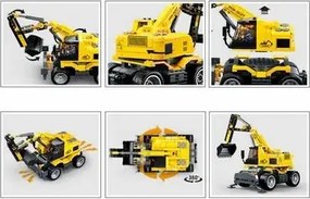 Sluban Power Bricks M38-B1155 Kolové rypadlo E7 / LEGO - kompatibilní