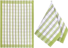 Bellatex Kuchyňská utěrka 1 ks Zelená 50x70 cm