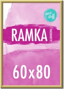 Rámeček Na Fotografie 60x80 Rámečky Na Fotografie 80x60 zlatý hliníkový