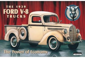 Plechová cedule Ford 1939 Pick-up 30 cm x 42 cm