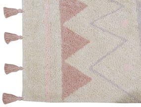 Pratelný koberec tecalzo 140 x 200 cm růžový MUZZA