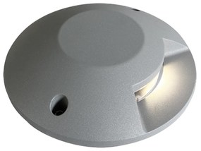 Zambelis Z69058-A pochozí LED svítidlo šedé, 6W, 3000K, ø20cm
