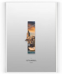 Plakát / Obraz Istanbul Pololesklý saténový papír 210 g/m² A4 - 21 x 29,7 cm