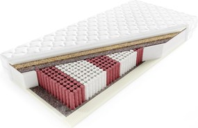 KAC Vícekapsová taštičková matrace s kokosem a latexem HAVAJ 90x200 cm 20 cm