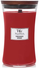 WoodWick – svíčka Pomegranate (Granátové jablko) Velikost: střední 275 g