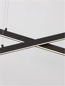 Závěsné LED svítidlo NOVA LUCE X-LINE 40W 3000K 9060920 stmívatelné Triac