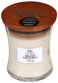 WoodWick Svíčka Vanilla Bean váza střední, 275 g