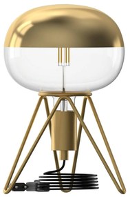 Calex Tripod stolní lampa, zlatá