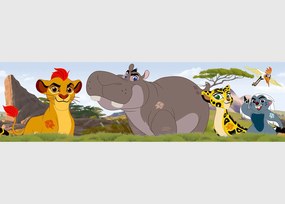 Dětská samolepící bordura na zeď Disney Lví hlídka | 5 m x 9.7 cm | DWBD8078