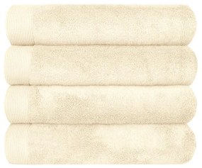 SCANquilt modalový ručník MODAL SOFT krémová osuška 70 x 140 cm