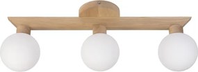 Přisazený lustr ANTONIO 3xG9/5W/230V dub/bílá