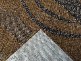 BE Koberec Eqos 0003 BROWN - hnědý obdélníkový Rozměr: 140x190 cm