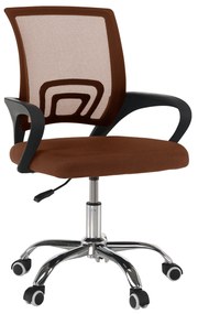 Kancelářská židle CENCTRY hnědá/černá