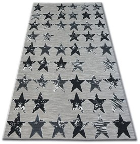 Kusový koberec LISBOA 27219/956 hvězda černý