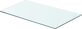 Policové desky 2 ks sklo čiré 60 x 30 cm 3051566
