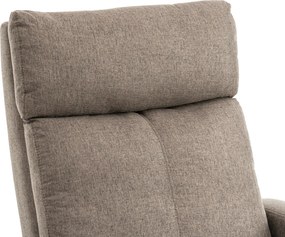 Relaxační křeslo, hnědá, KRESO NEW