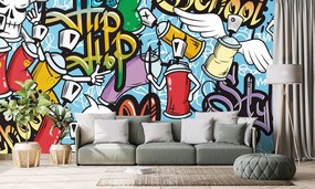 Tapeta Hip hop street art - 375x250 cm