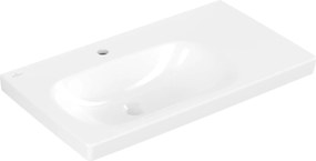 Villeroy & Boch Skyla - Umyvadlo 80x46 cm, bez přepadu, otvor pro baterii, CeramicPlus, alpská bílá 5A52L2R1