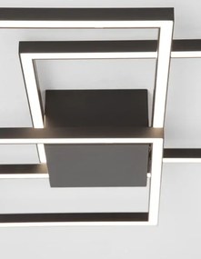 LED stropní svítidlo Bilbao 56 černé